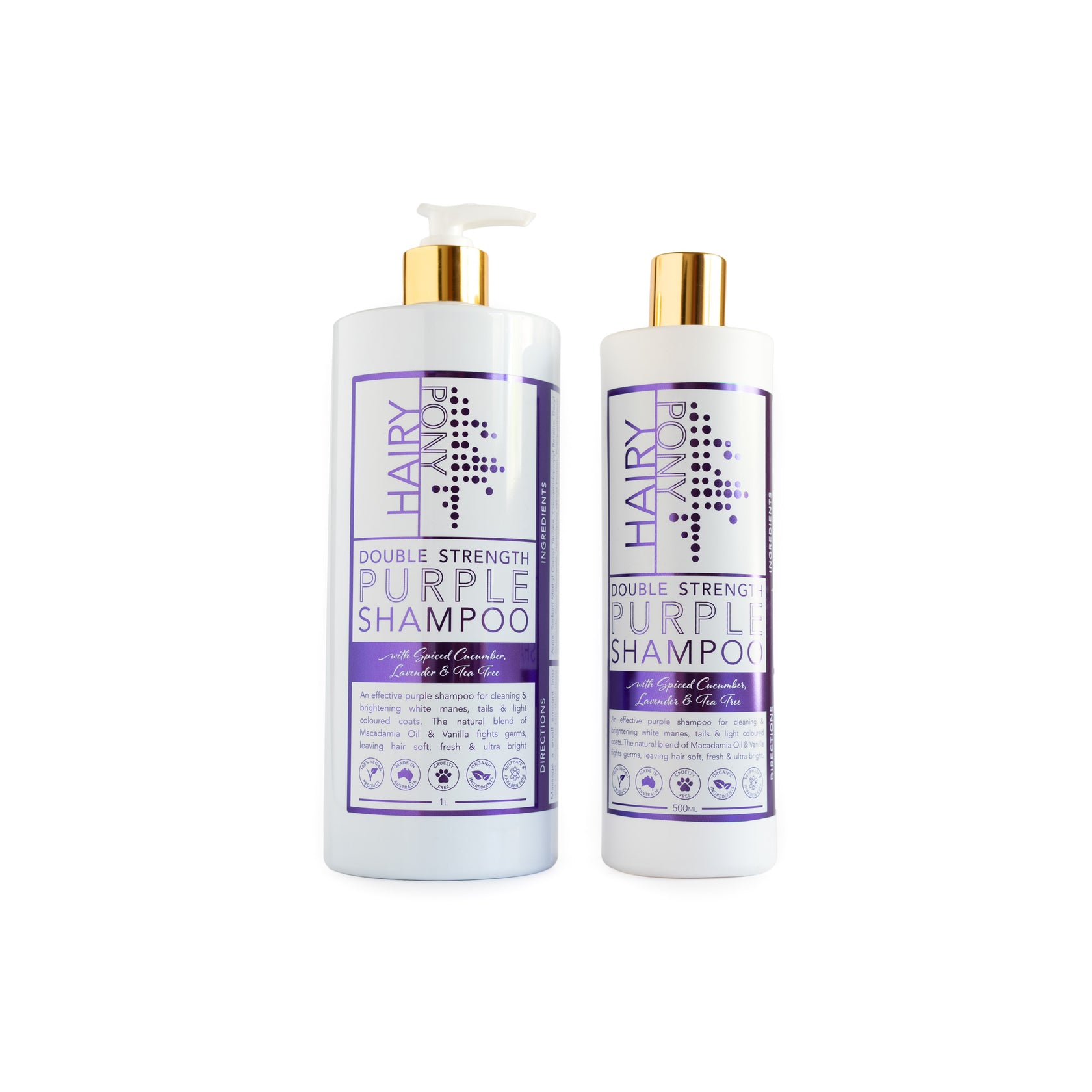 Double strength purple horse shampoo - Hairy Pony
